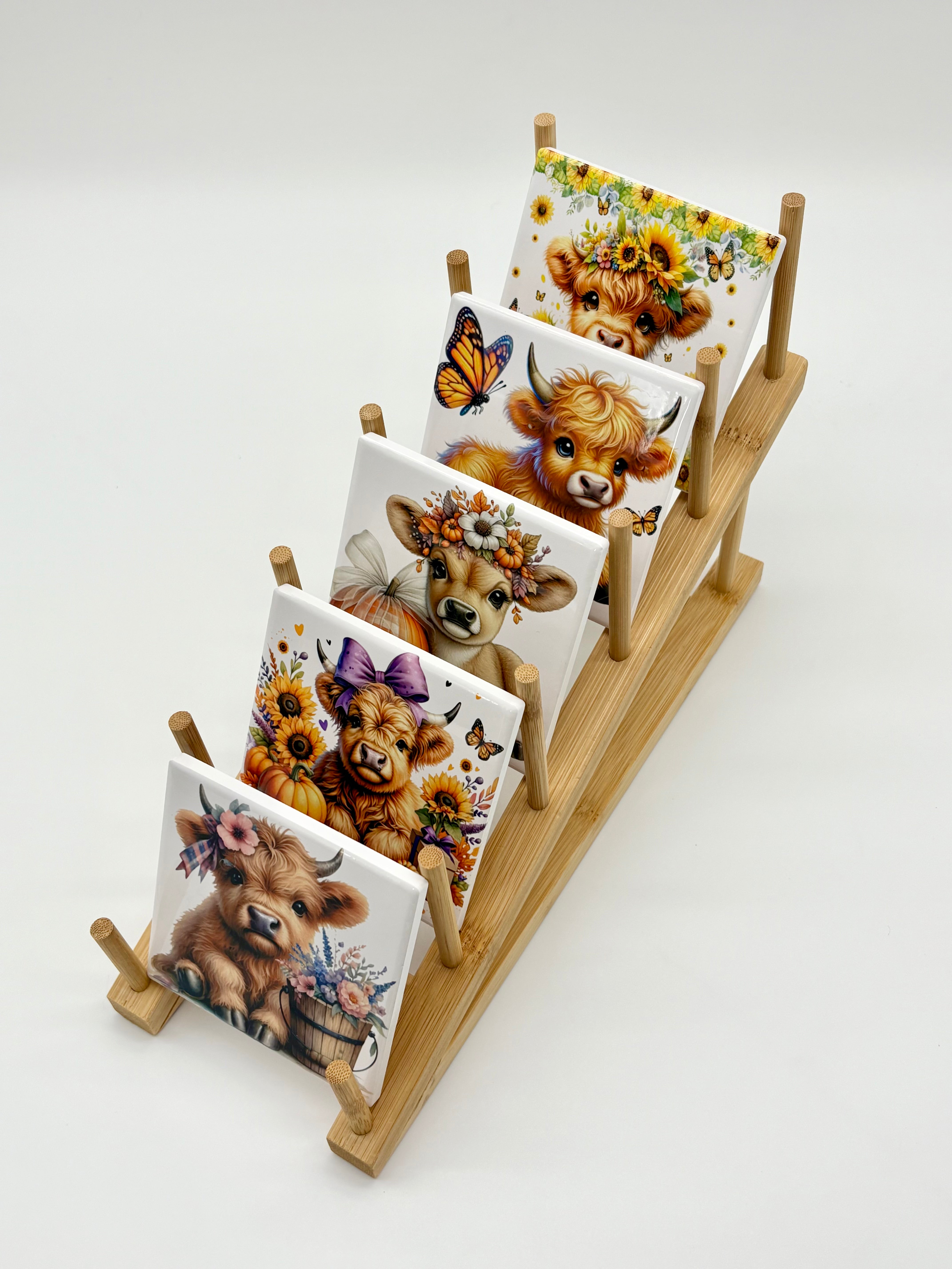 Coaster Set with Cork Backing – SewTrain